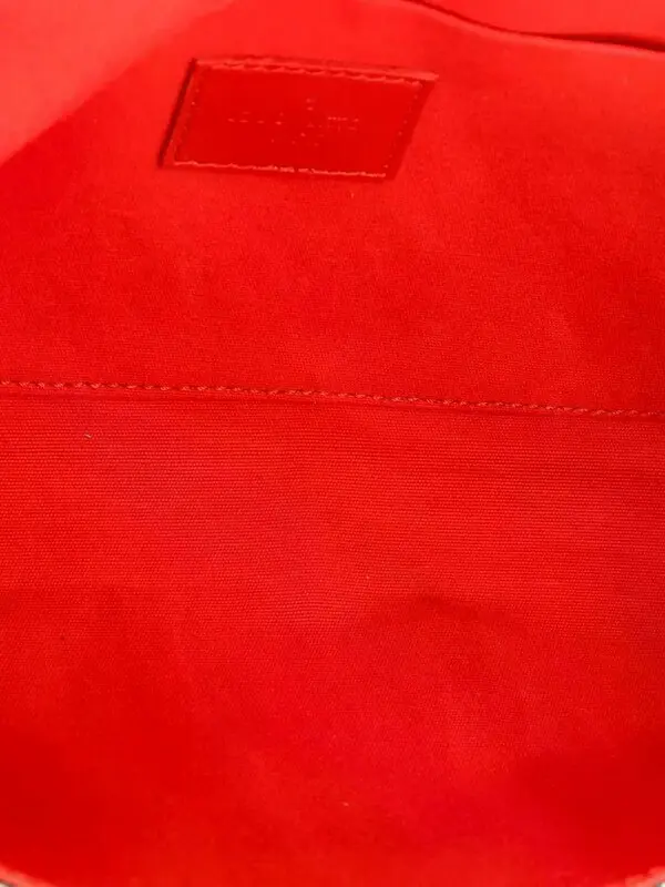 LOUIS VUITTON Felicie Pochette Monogram Vernis - Red