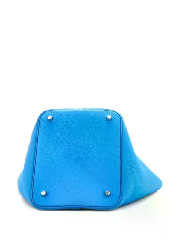 Hermès Picotin Lock Bag Clemence Mm - Blue