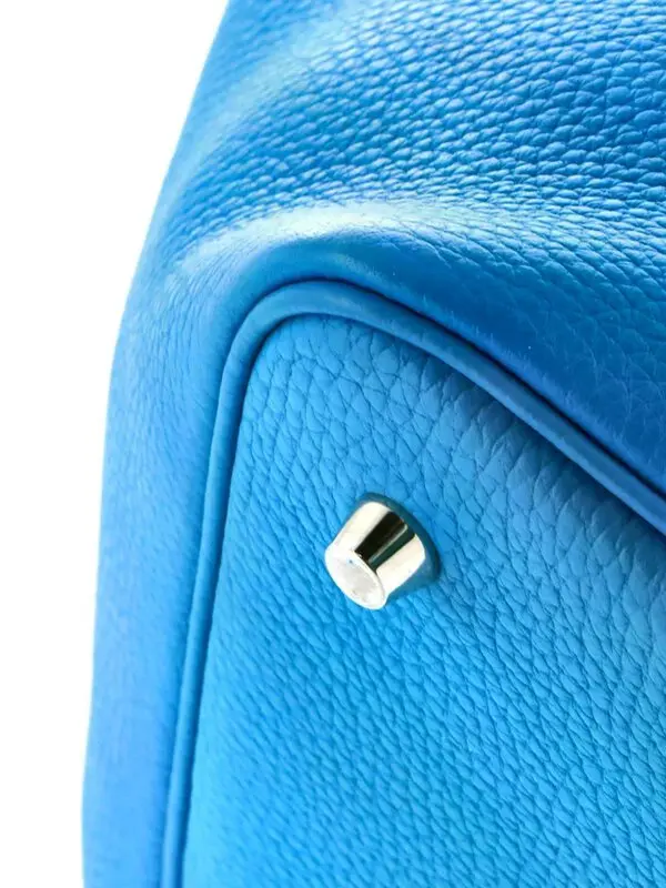Hermès Picotin Lock Bag Clemence Mm - Blue