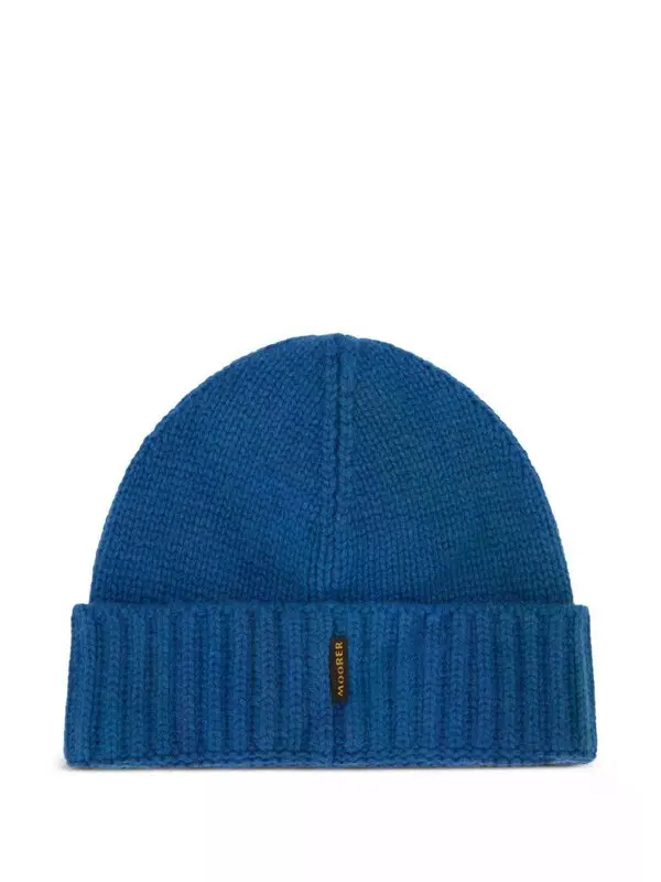 MOORER Ribbed Beanie