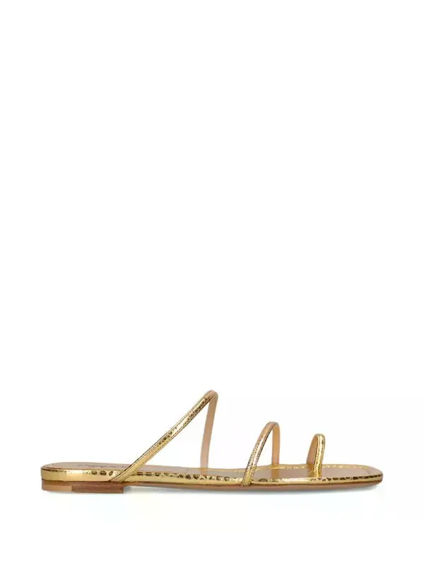 Michael Kors Patti Flat Sandals - Gold