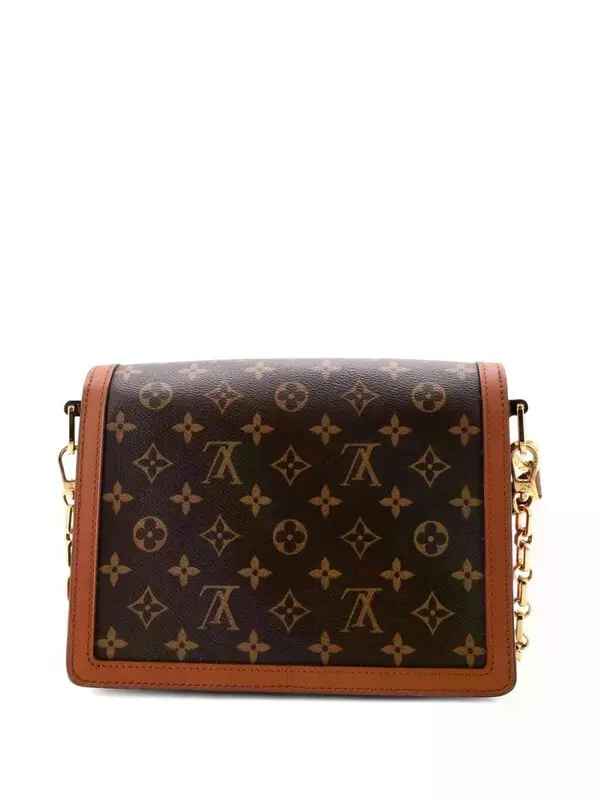 LOUIS VUITTON Dauphine Monogram Canvas Mm Shoulder Bag