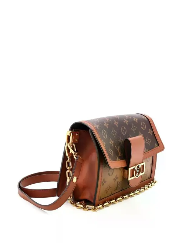 LOUIS VUITTON Dauphine Monogram Canvas Mm Shoulder Bag