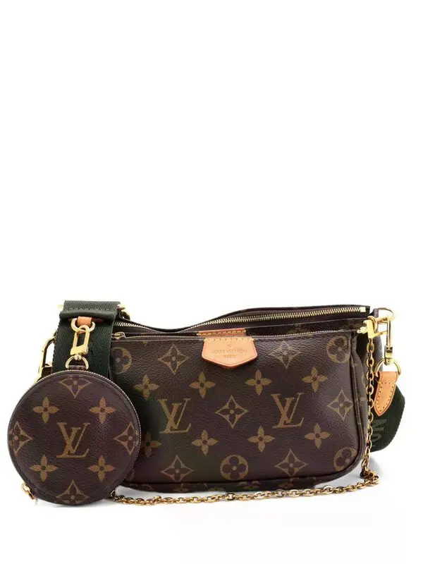 LOUIS VUITTON Multi Pochette Accessoires Monogram Canvas Crossbody Bag - Brown