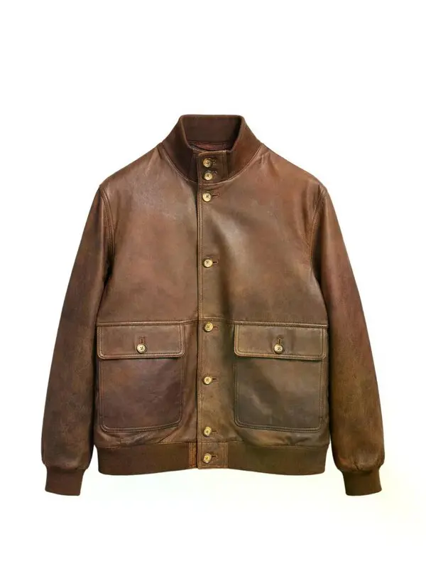 LES HÉRITIERS Ridaura Leather Jacket