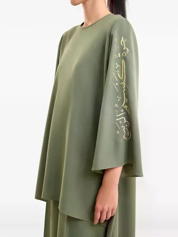 GEMY MAALOUF Calligraphy-print Blouse