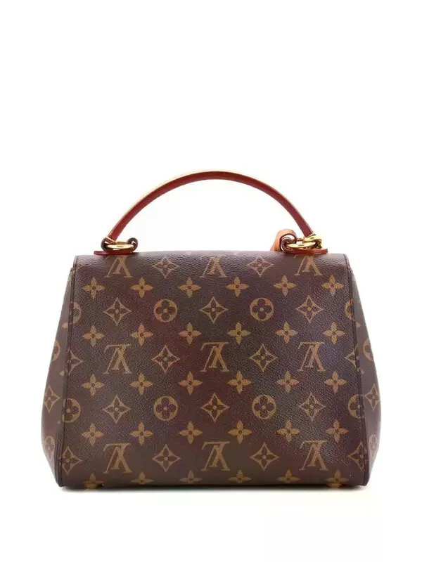 LOUIS VUITTON Cluny Top Handle Bag Monogram Canvas Bb Satchel