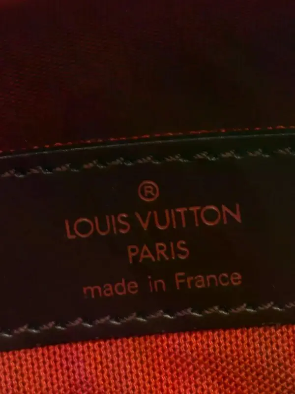 LOUIS VUITTON 1999 Damier Ebene Naviglio Crossbody Bag