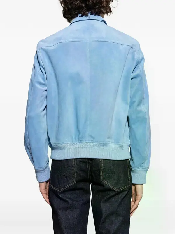TOM FORD Zipped Suede Bomber Jacket