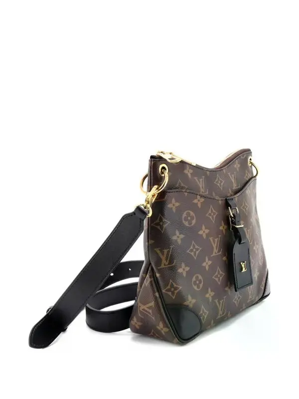 LOUIS VUITTON Odeon Nm Monogram Canvas Pm - Black