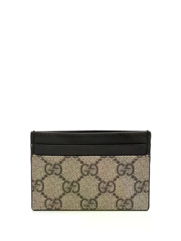 Gucci 2000-2015 Gg Supreme Card Holder - Brown