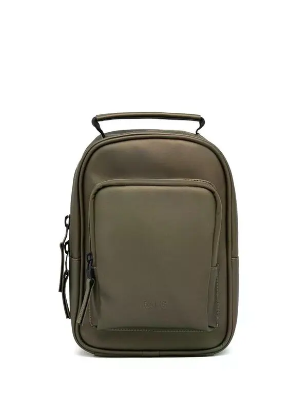 Rains Front-zip Backpack - Green