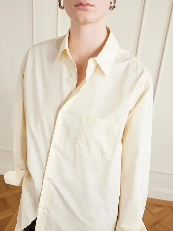 SSSTEIN Suvin Oversized Cotton-poplin Shirt