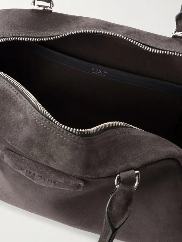 Givenchy Antigona East-west Medium Suede Tote - Brown