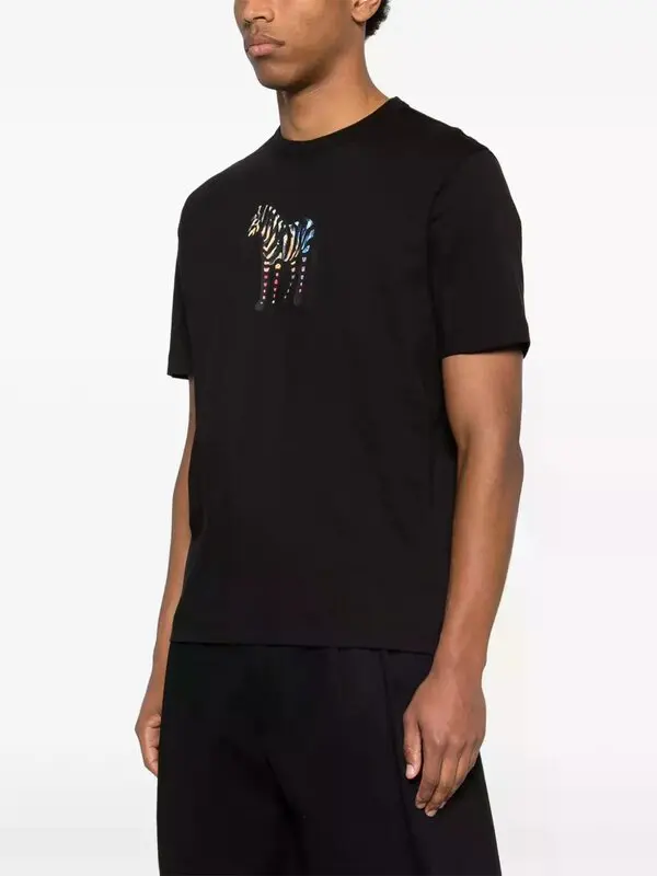 Paul Smith Zebra-print T-shirt - Black