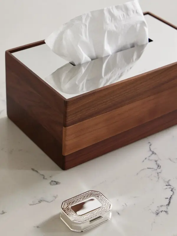 Christofle Uni Tissue Box