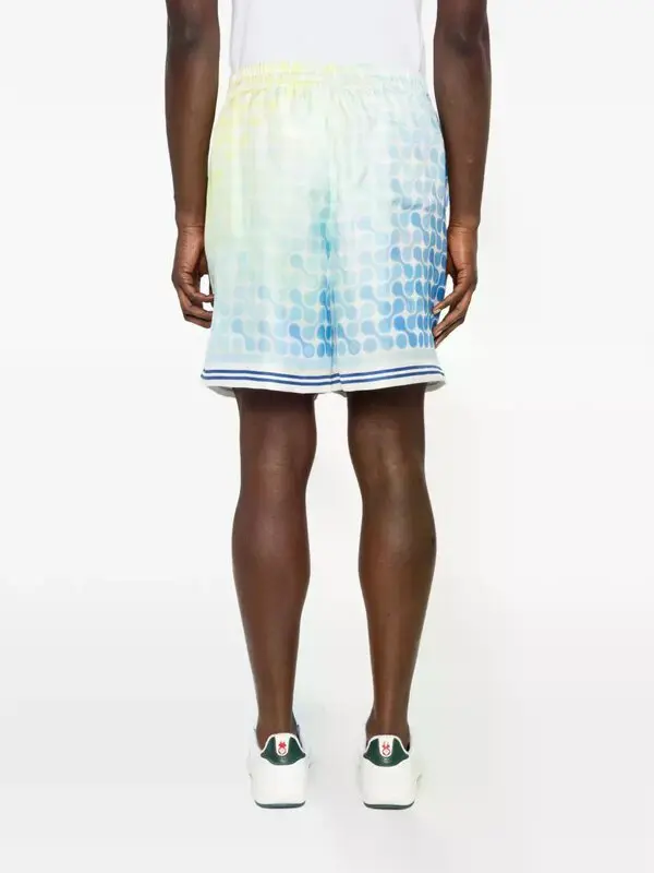 Casablanca Patterned Elasticated Shorts