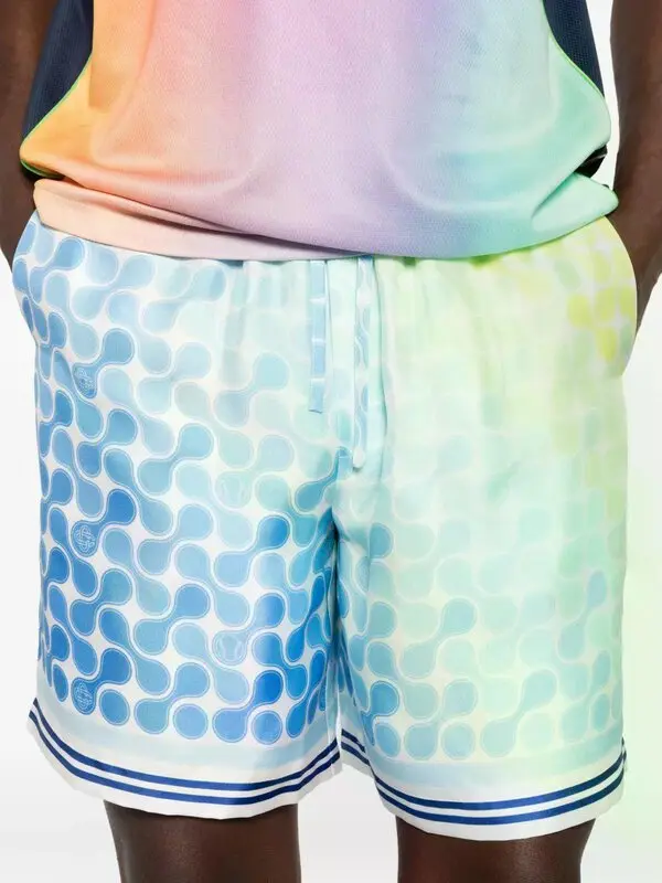 Casablanca Patterned Elasticated Shorts