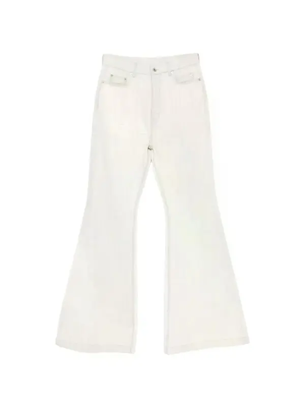 Rick Owens Bolan Bootcut Denim Jeans - Neutrals