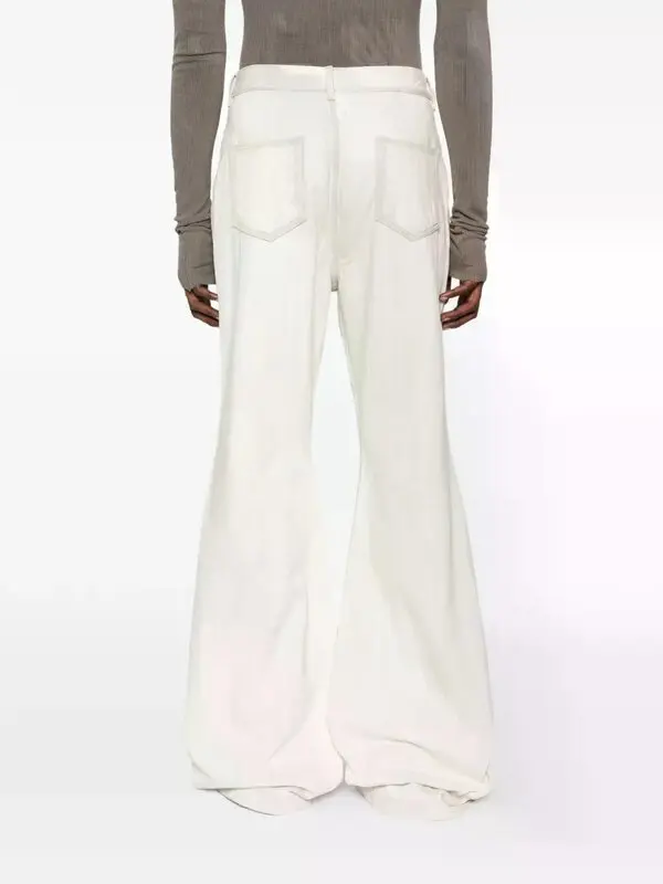 Rick Owens Bolan Bootcut Denim Jeans - Neutrals