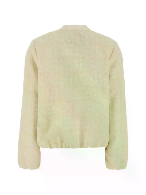 Gucci Tweed Zip-up Jacket - Neutrals