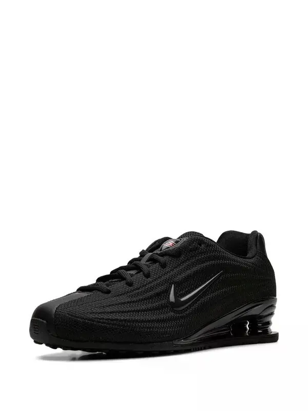 Nike Shox Z Striped Sneakers - Black