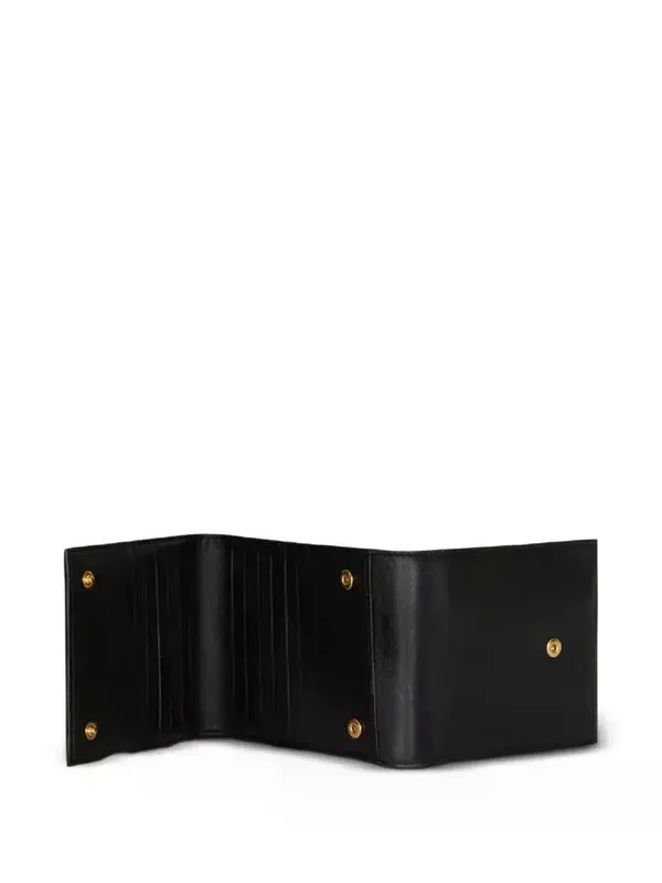 Balmain Trifold Padlock-detail Wallet