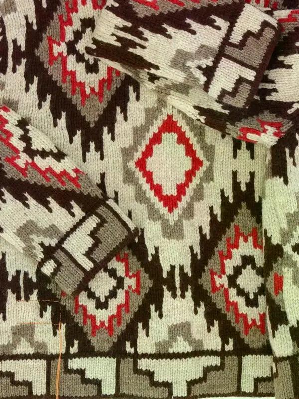 FORTELA Lydie Geometric-pattern Cardigan