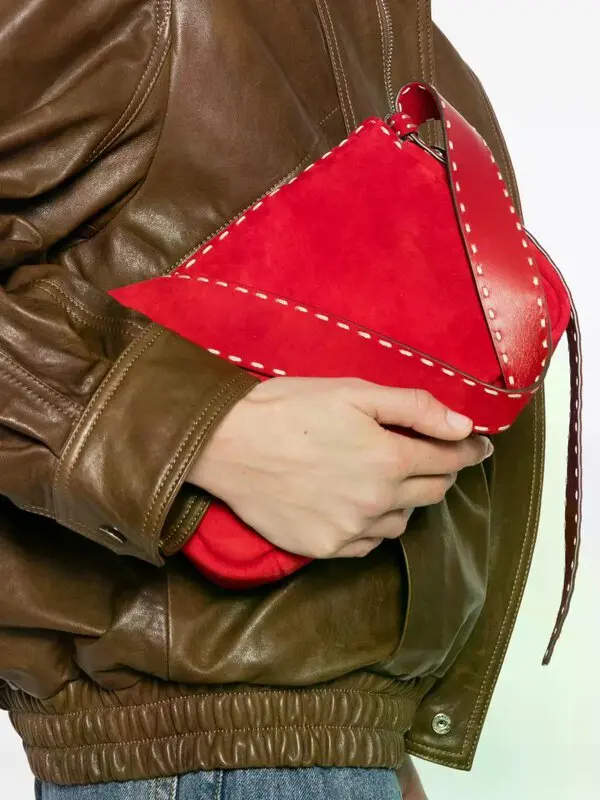 Tory Burch Romy Shoulder Bag - Red