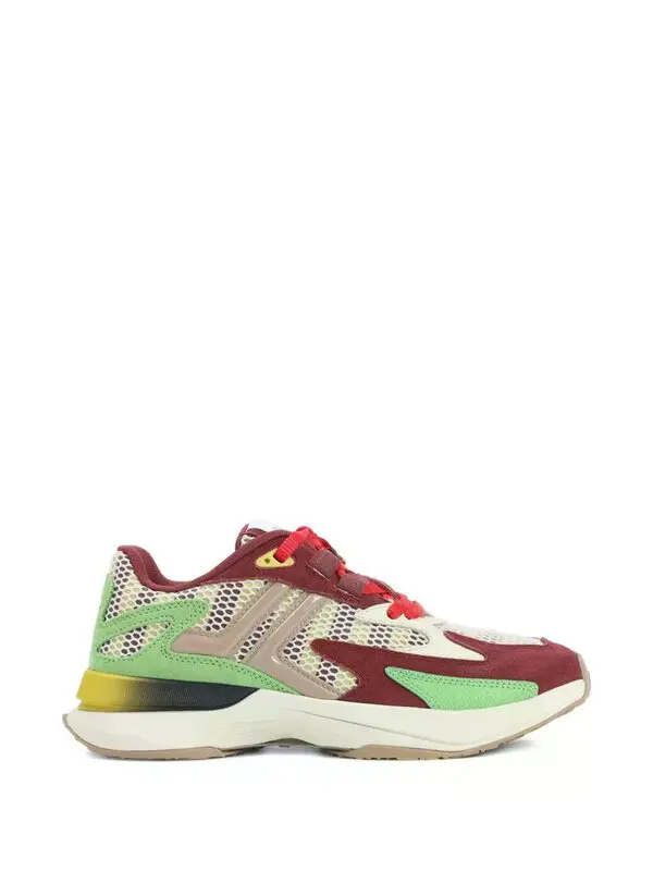 LANVIN Mesh-panel Sneakers - Red