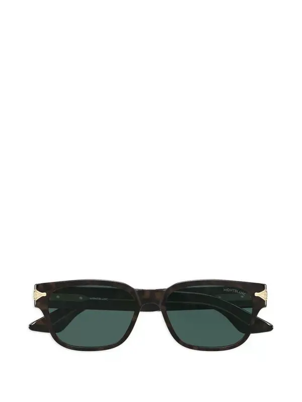 Montblanc Square Frame Sunglasses - Brown