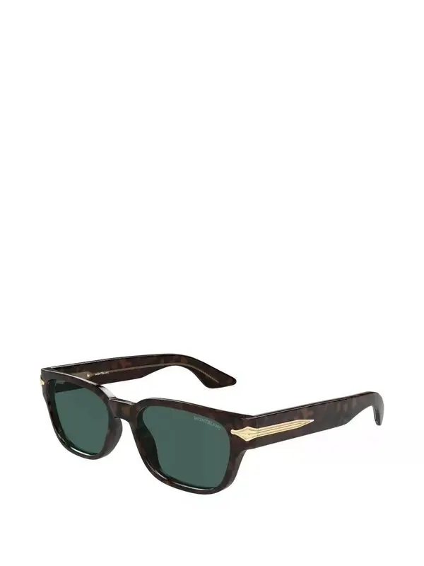 Montblanc Square Frame Sunglasses - Brown