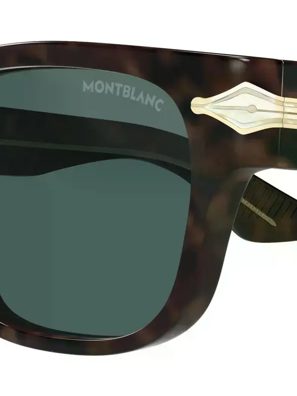 Montblanc Square Frame Sunglasses - Brown
