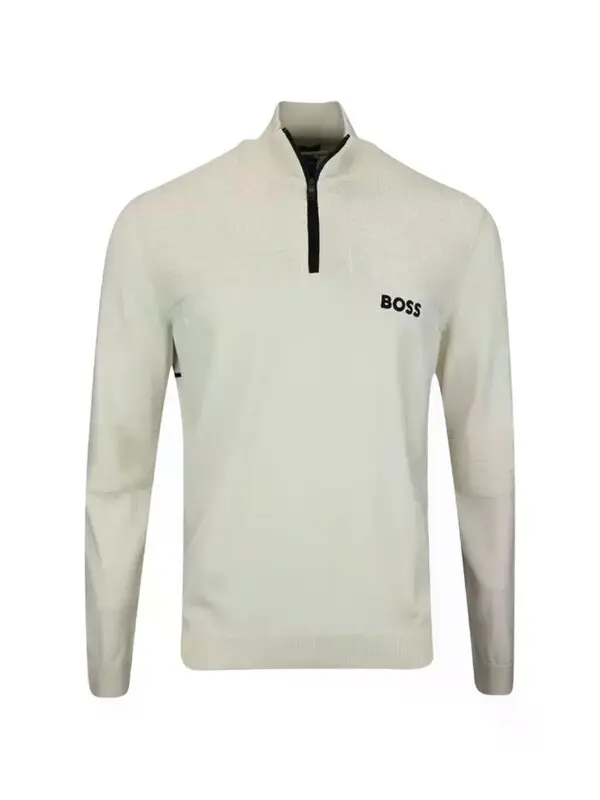 Hugo Boss Textured Zip Sweater
