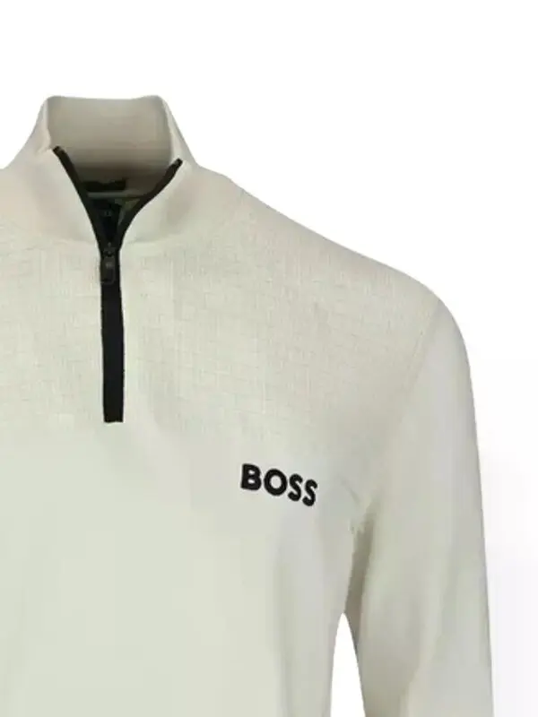 Hugo Boss Textured Zip Sweater