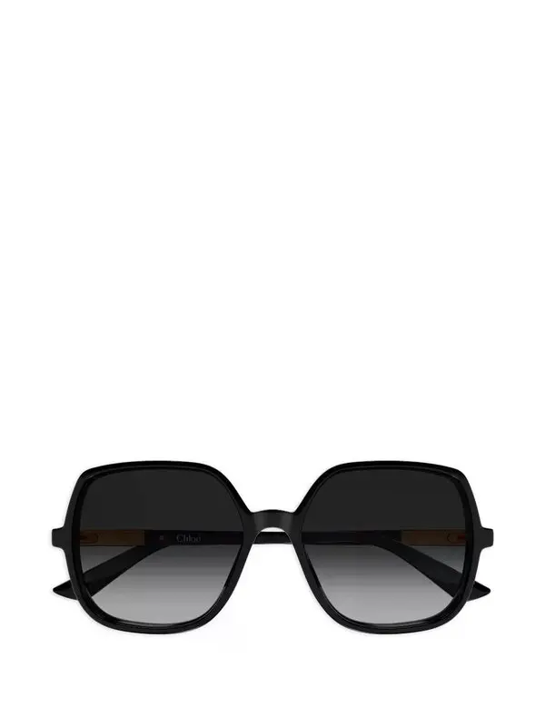 Chloé Oversized Frame Sunglasses - Black