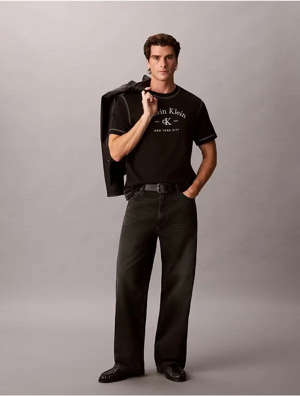 Calvin Klein Baggy Jeans - Midnight Emerald