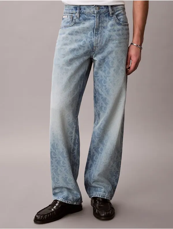 Calvin Klein 90s Straight Leg Jeans - Lt Playbill