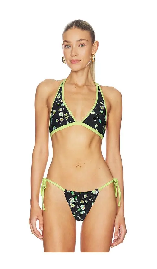 AFRM Mykonos Bikini Top - Citrus Ditsy