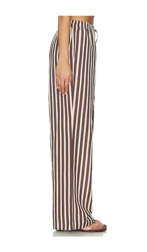 Rococo Sand Striped Wide Leg Pants