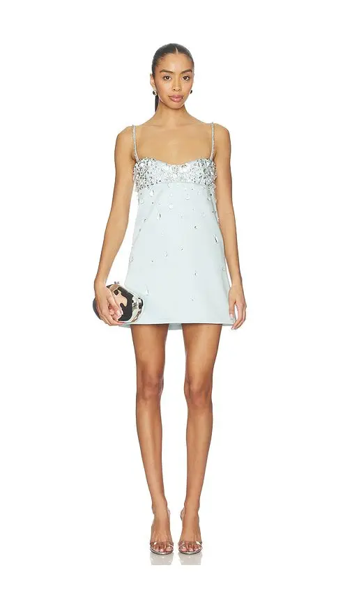 Retrofete Embellished Mini Dress