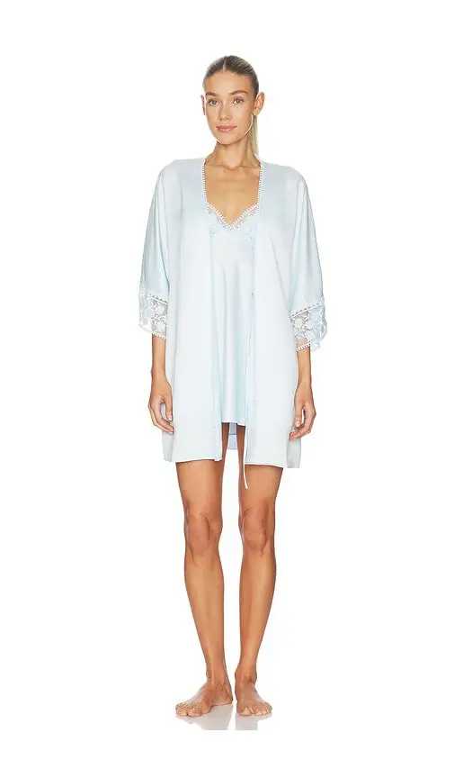 Flora Nikrooz Kylie Robe In Baby Blue - Ice Blue