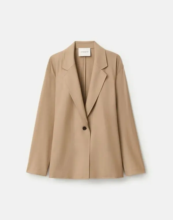 Lafayette 148 New York Belted Tropical Wool Jacket