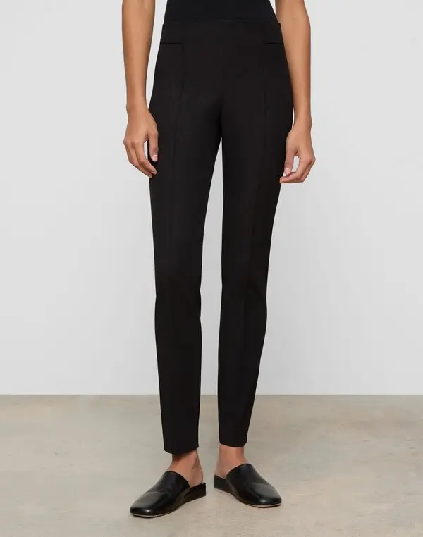 Lafayette 148 New York Gramercy Pintucked Pants - Black