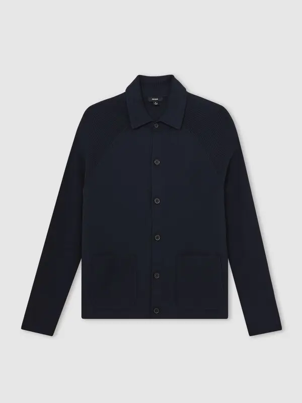 REISS Fitzgerald Button-through Cardigan With Pockets