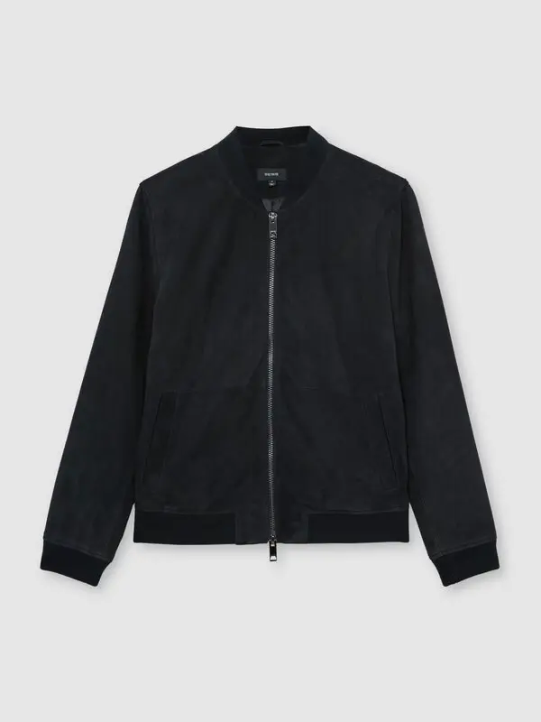 REISS Bild Suede Bomber Jacket