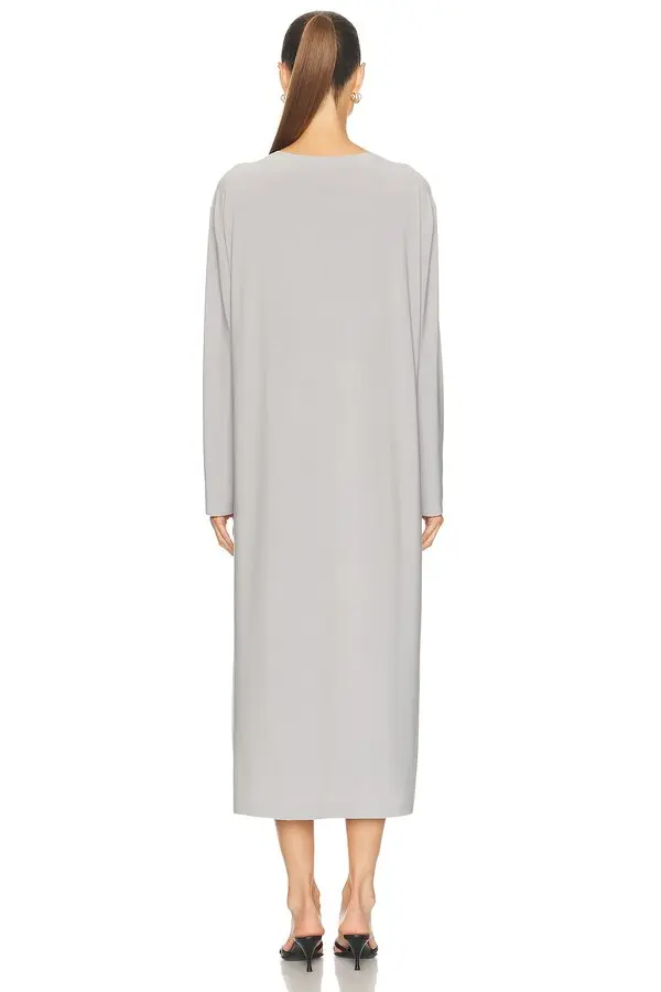 Norma Kamali X Lifestyle Oversized Long Sleeve Midcalf Dress