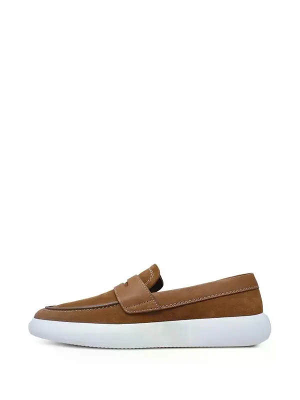 Brioni Suede Strap Trainers