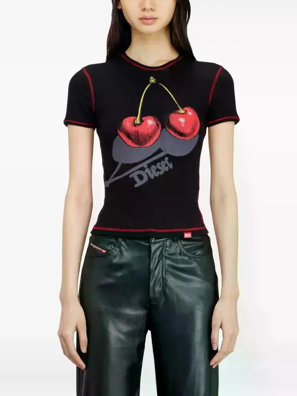 DIESEL® Printed T-shirt - Black
