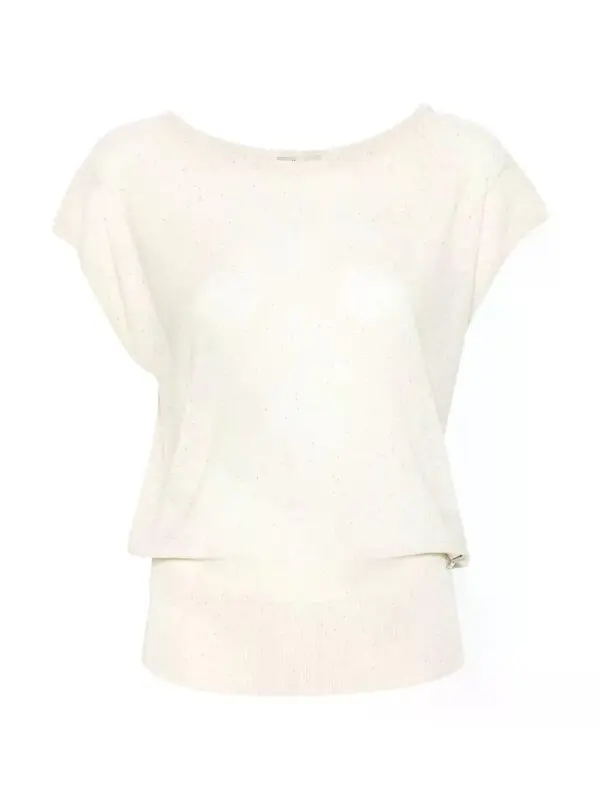 Herno Short-sleeved T-shirt - Neutrals